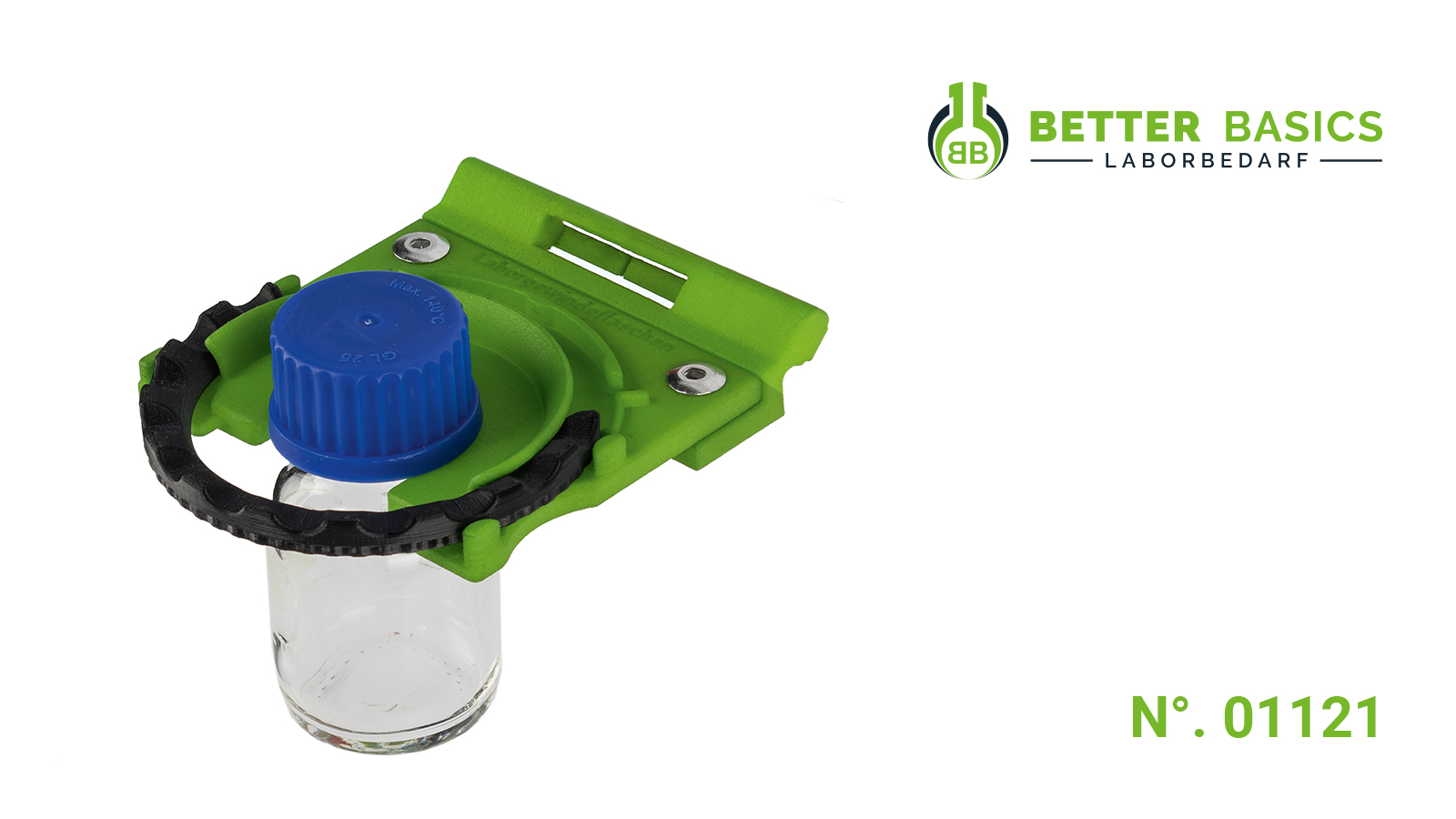 Holder for laboratory screw top bottles