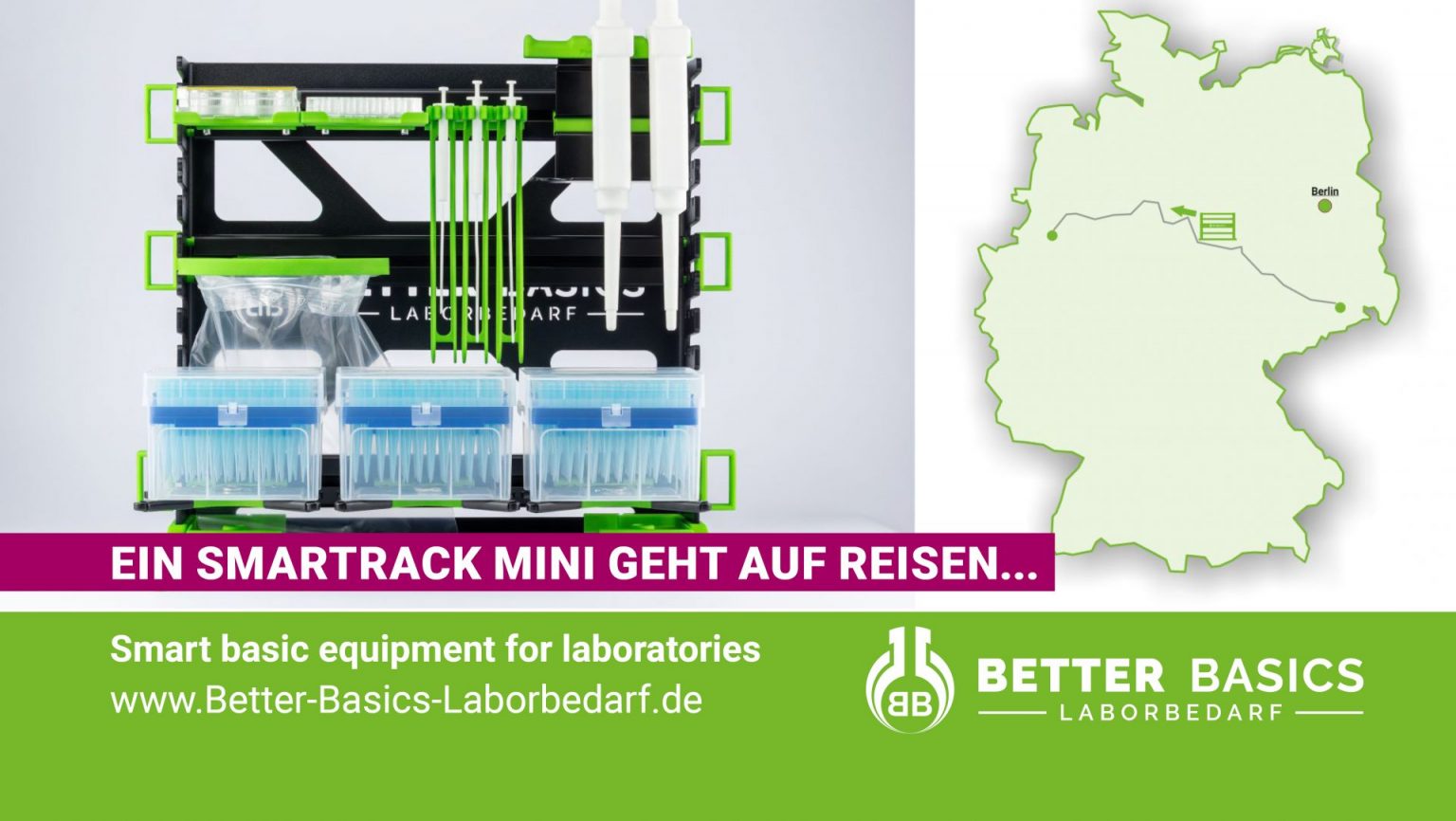 Ein neues SmartRack® mini geht auf Reisen