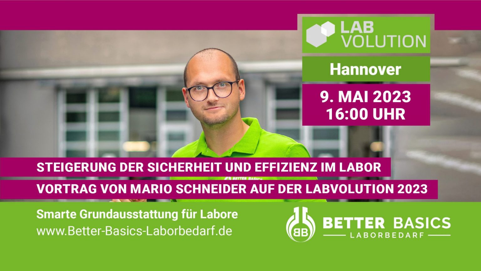 Vortrag: Steigerung der Sicherheit und Effizienz im Labor