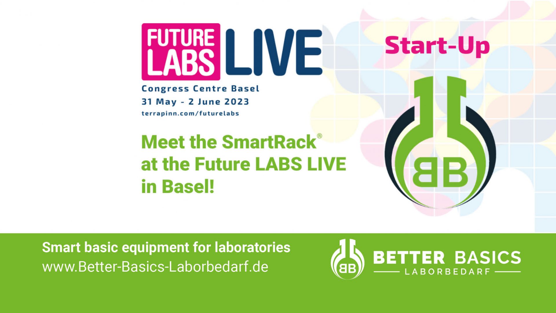 Better Basics Laborbedarf at the Future Labs Live in Basel